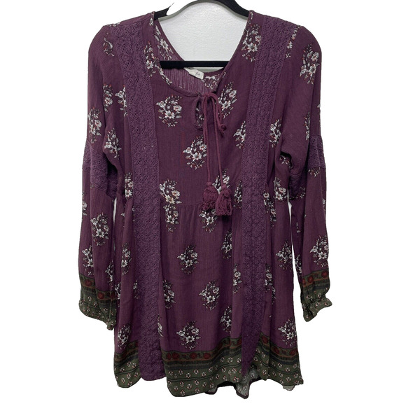 Skylar & Jade | Tops | Skylar Jade Women Xl Boho Peasant Whimsigoth ...